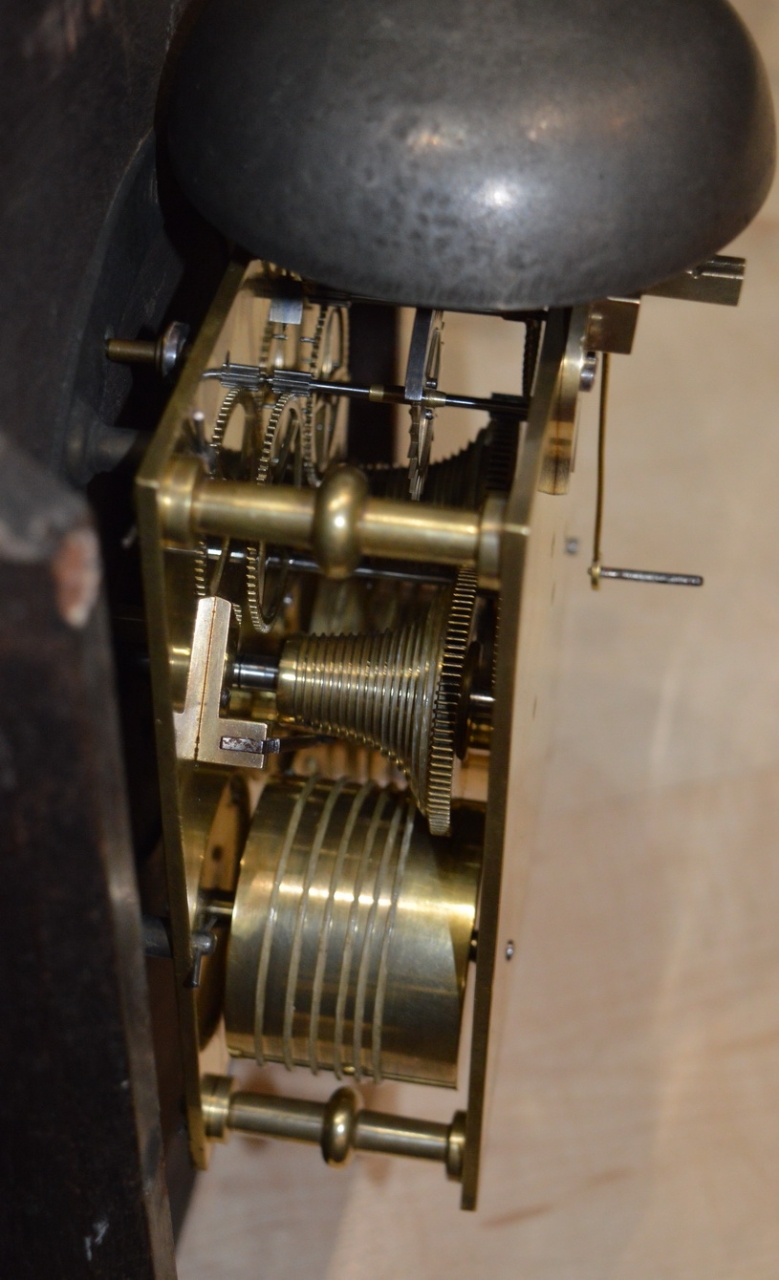 Alex Purvis, London Rare Wooden Dial Twin Fusee Wall Clock - Blog