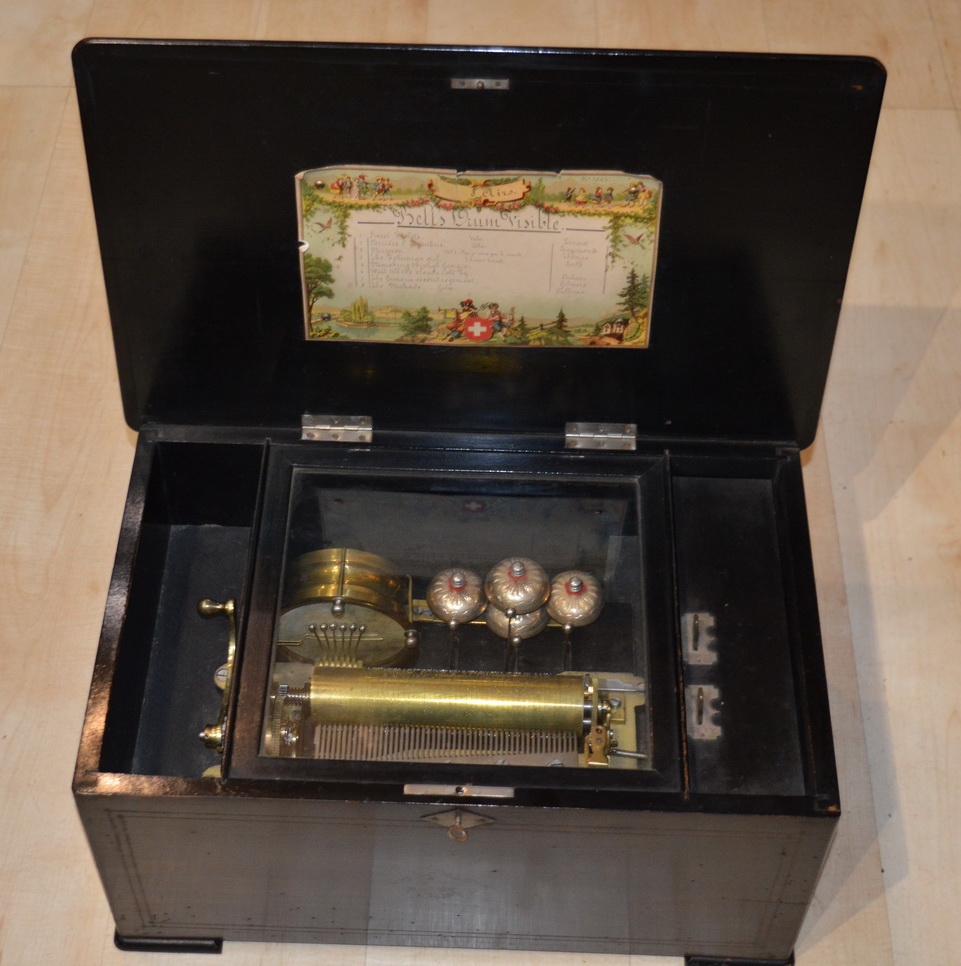 An 8 Airs Swiss Musical Box With Drum and Bells - Blog