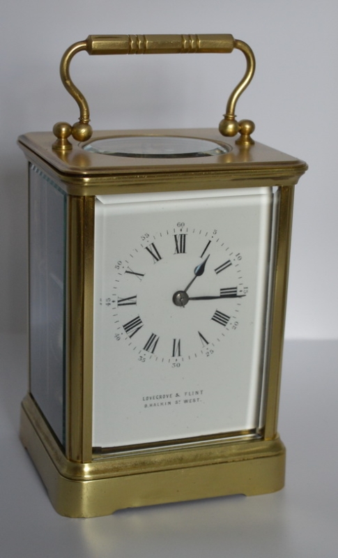 A Striking Carriage Clock, Lovegrove & Flint - Blog
