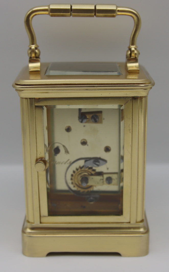 A French Miniature Brass Cased Carriage Clock - Blog