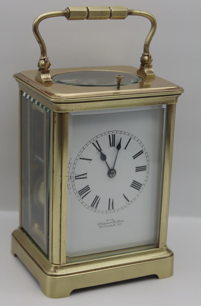 A Striking Carriage Clock, Alstons & Hallam, London - Blog