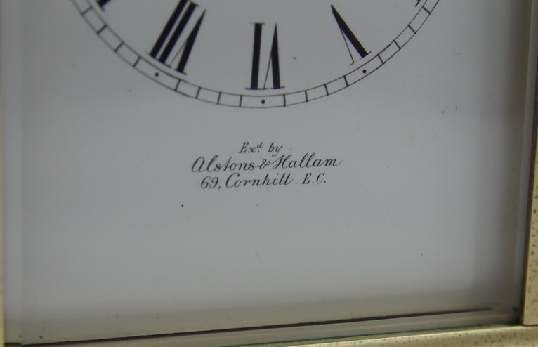 A Striking Carriage Clock, Alstons & Hallam, London - Blog