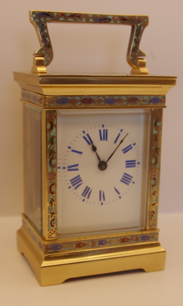 An Enamel And Brass Carriage Clock - Blog