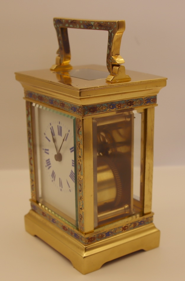 An Enamel And Brass Carriage Clock - Blog