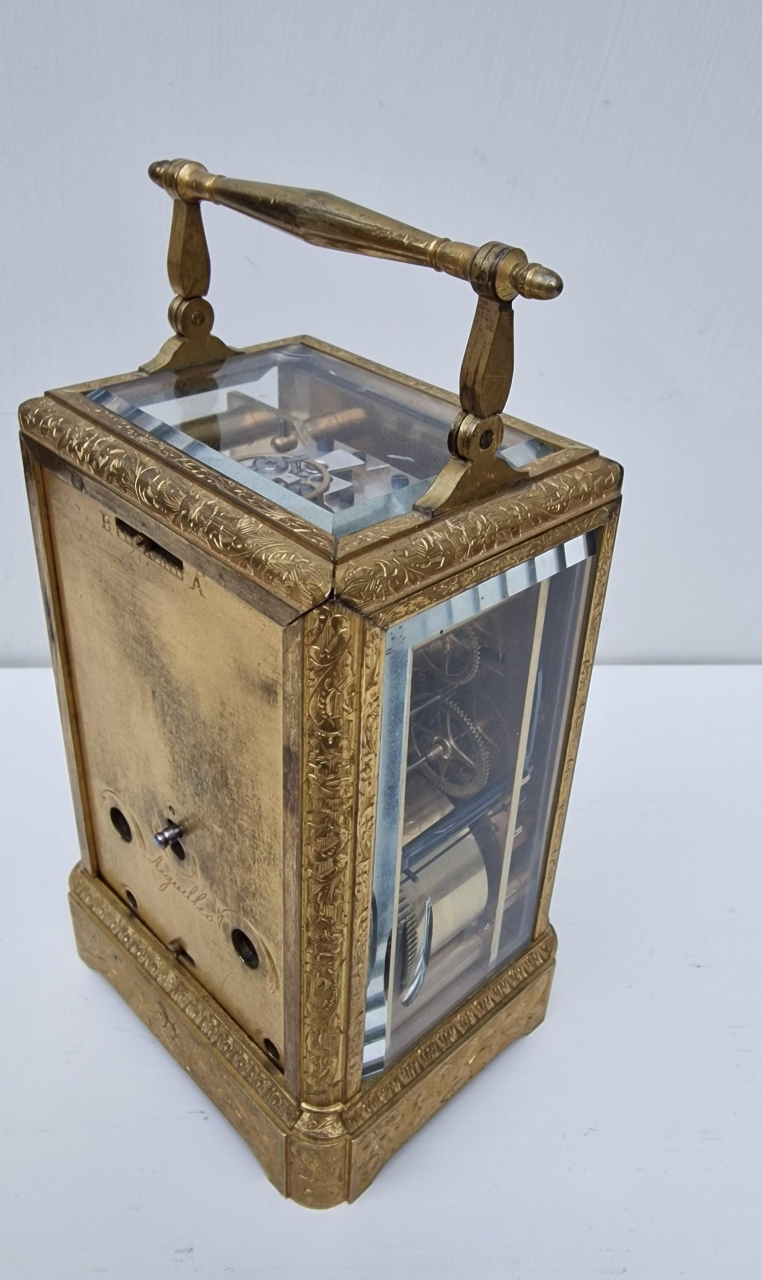 Charles Oudin Early Calendar Dial Carriage Clock - Blog