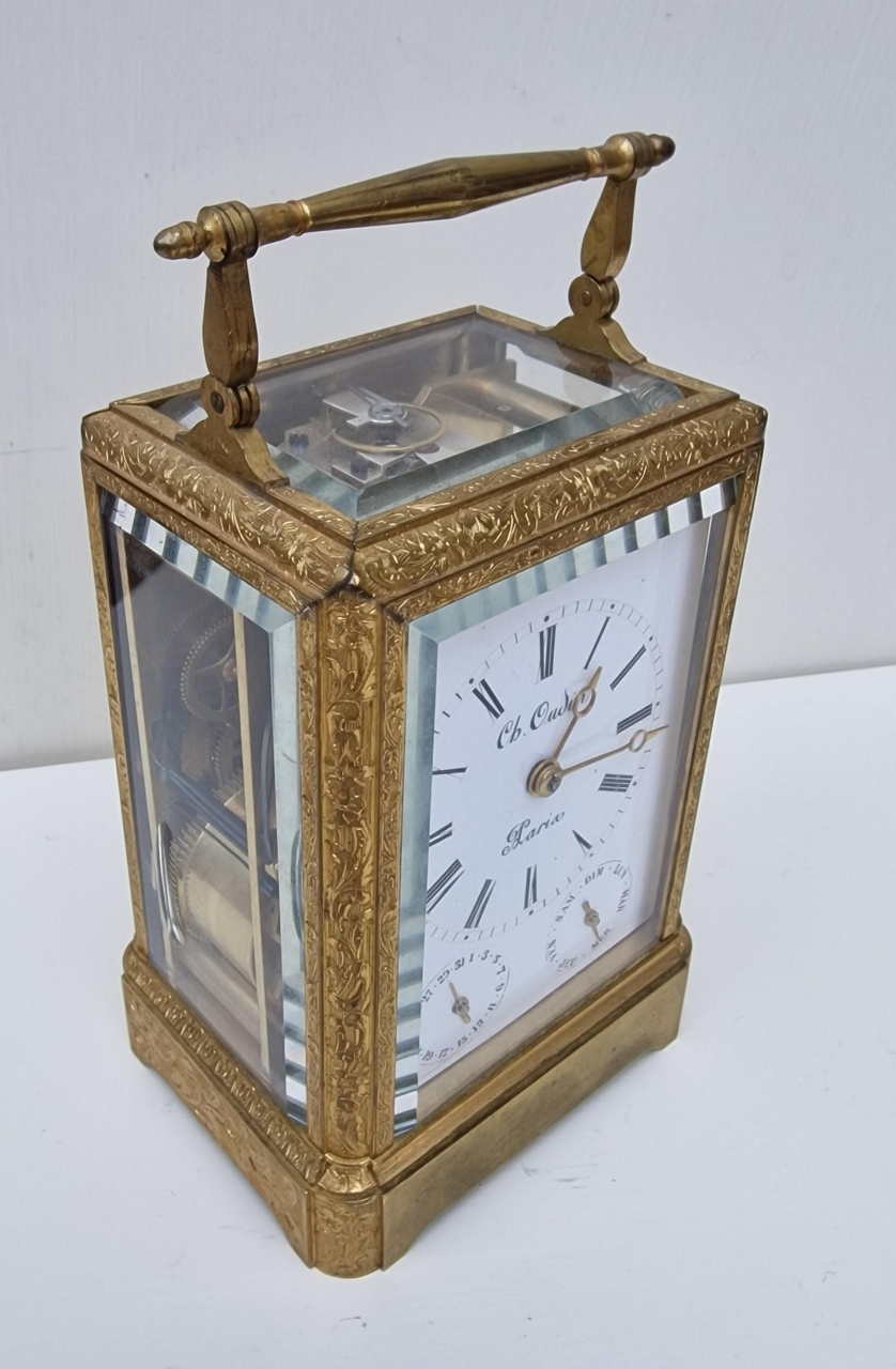 Charles Oudin Early Calendar Dial Carriage Clock - Blog