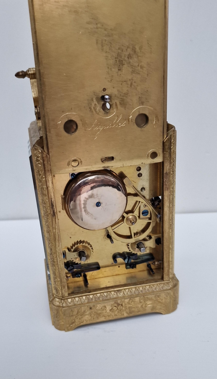 Charles Oudin Early Calendar Dial Carriage Clock - Blog