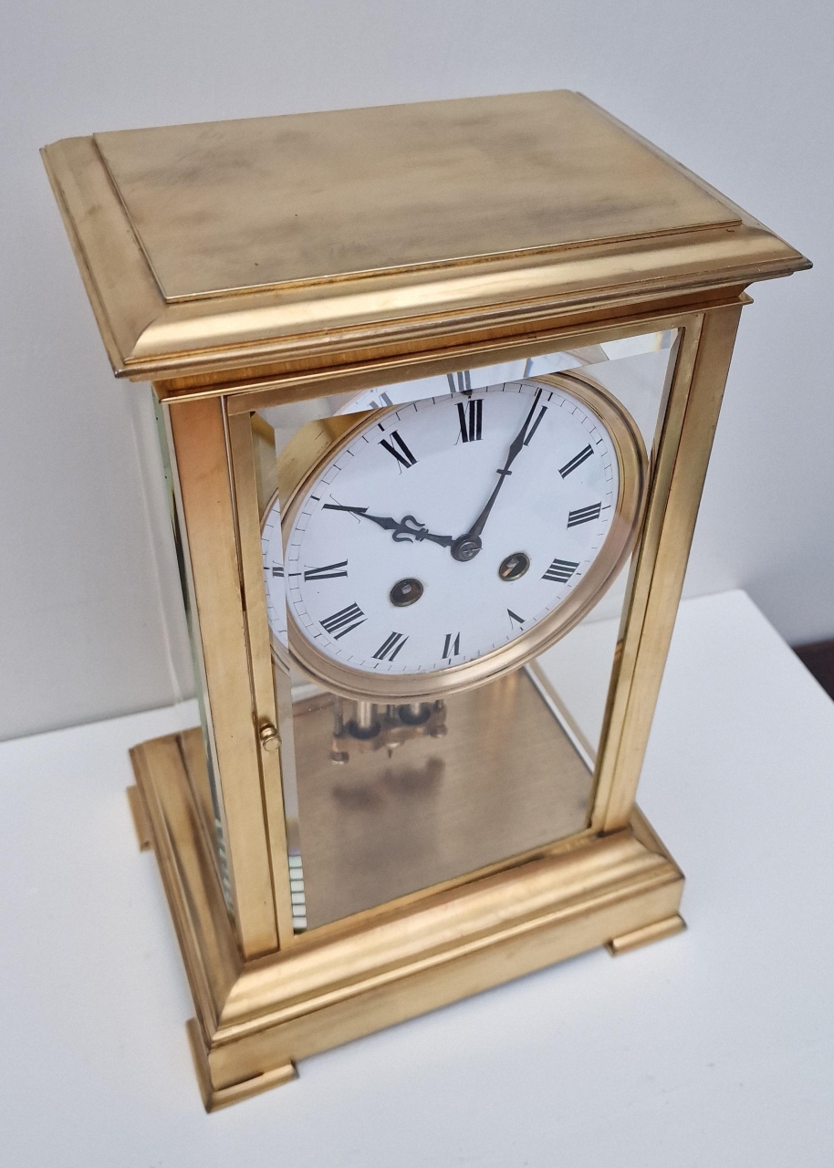 A Gilded Four Glass Mantel Clock - Blog
