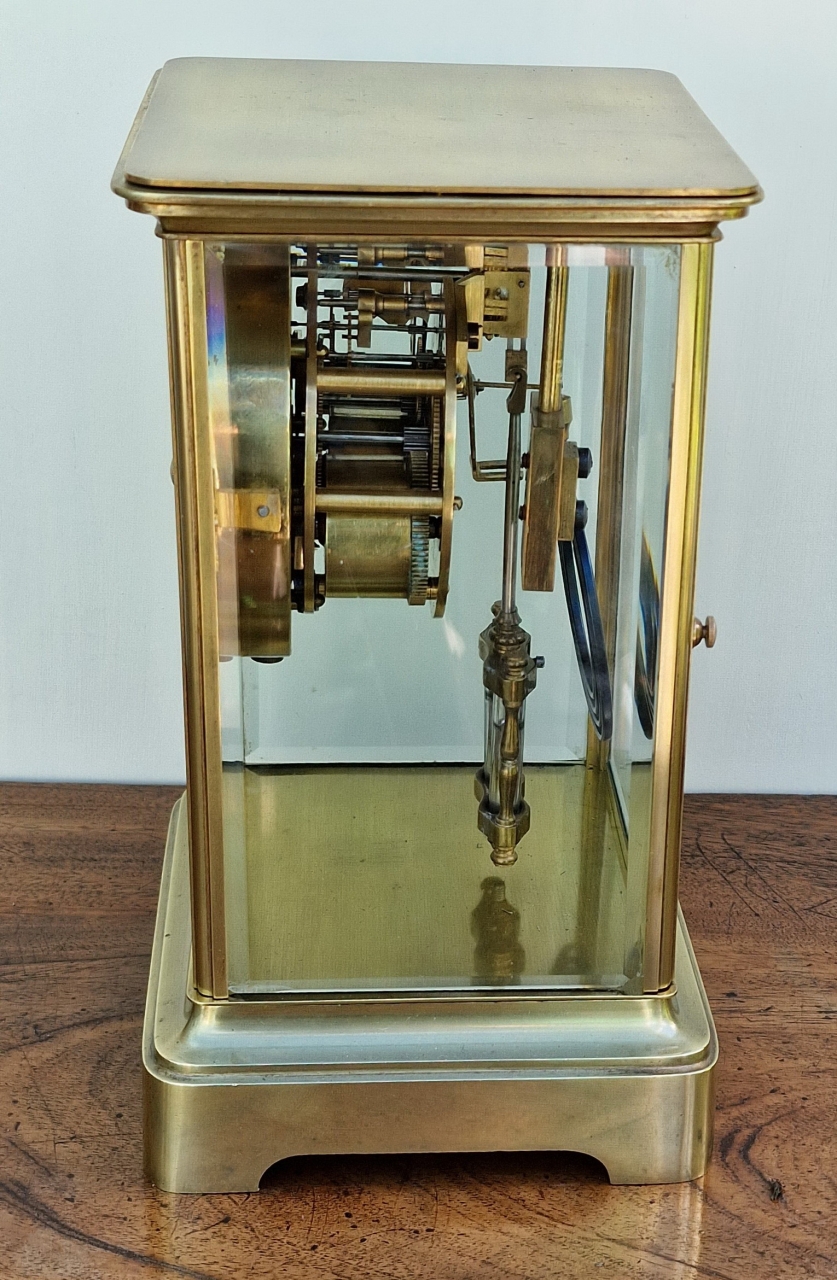 A Tiffany & Co 4 Glass Mantel Clock - Blog