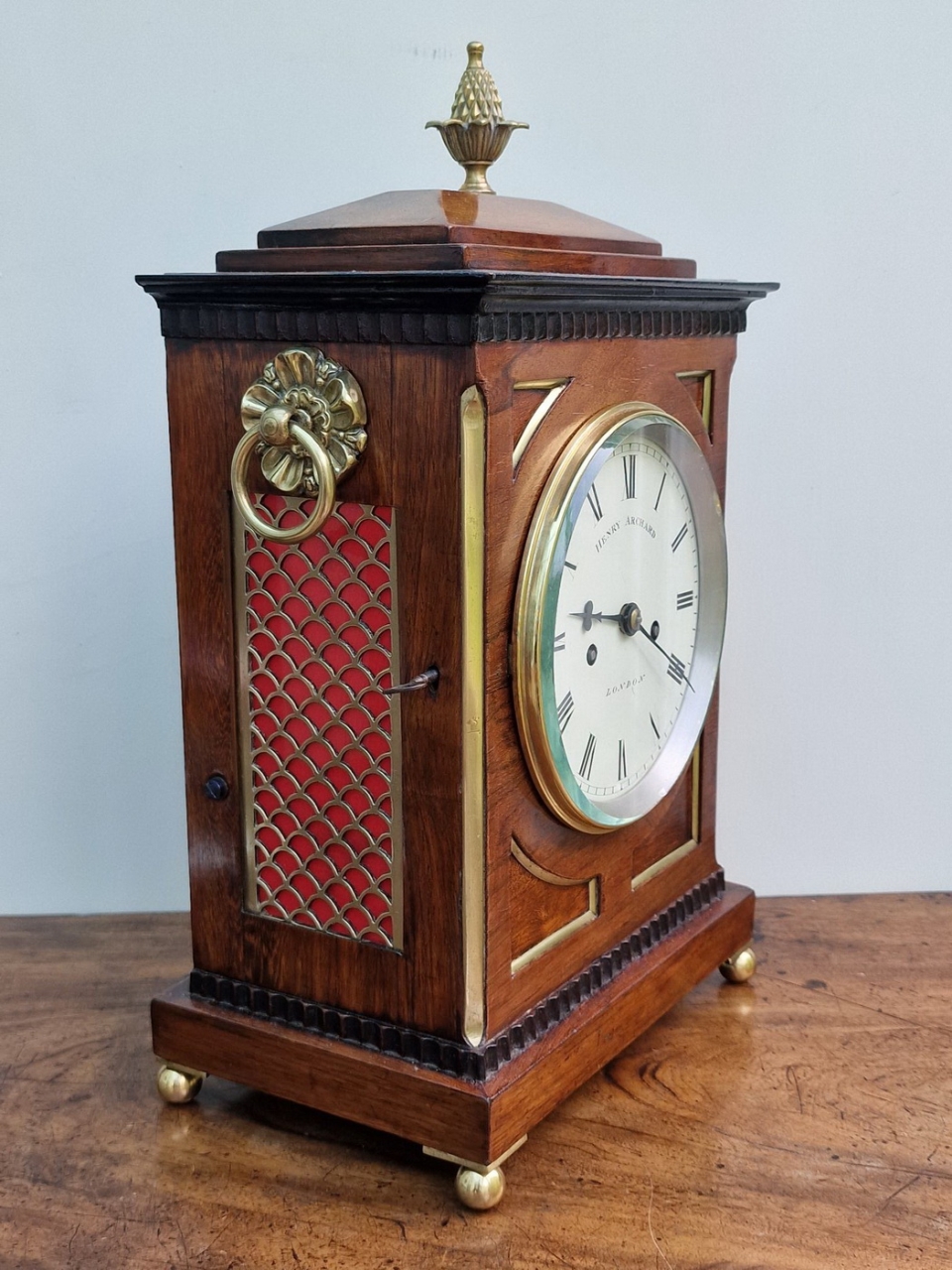 Henry Archard, London, Rosewood Bracket/Table Clock - Blog