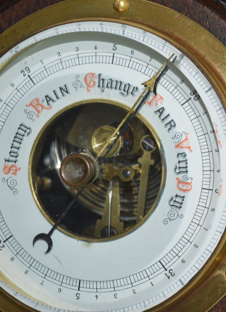 Edwardian Visible Mechanism Aneroid Barometer - Blog