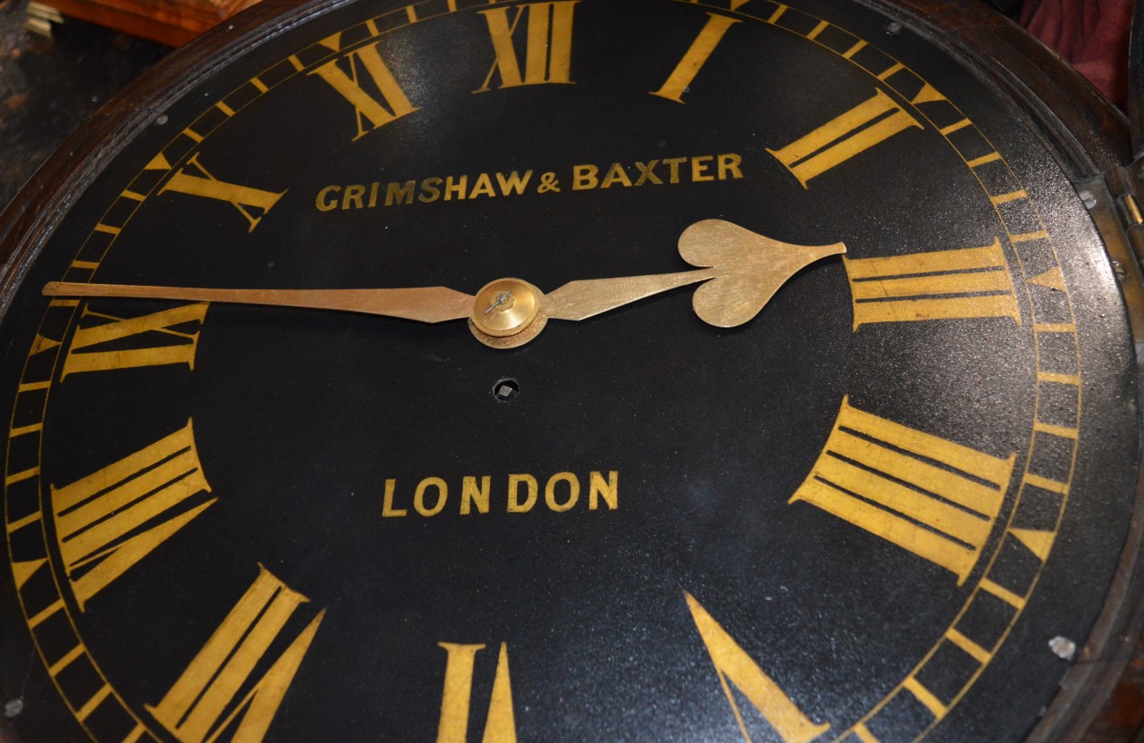 Grimshaw & Baxter of London Large Dropdial Fusee Wall Clock - Blog