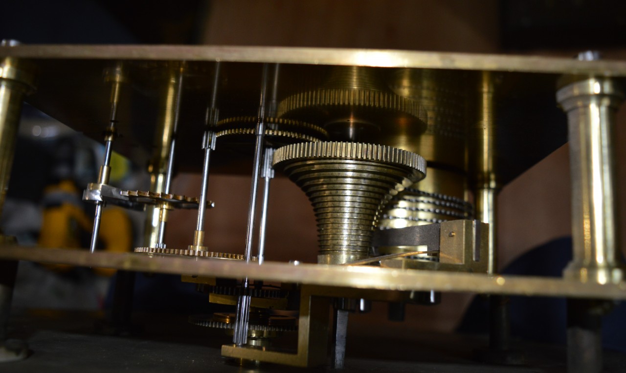 Grimshaw & Baxter of London Large Dropdial Fusee Wall Clock - Blog