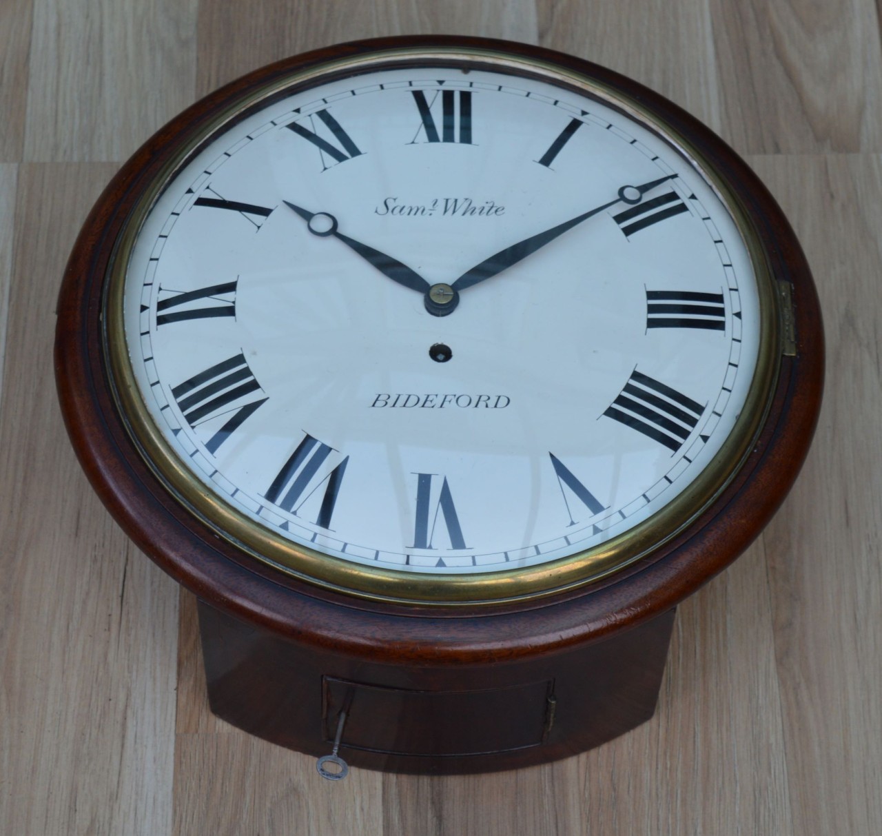 Samuel White Bideford Georgian Convex Dial Wall Clock - Blog