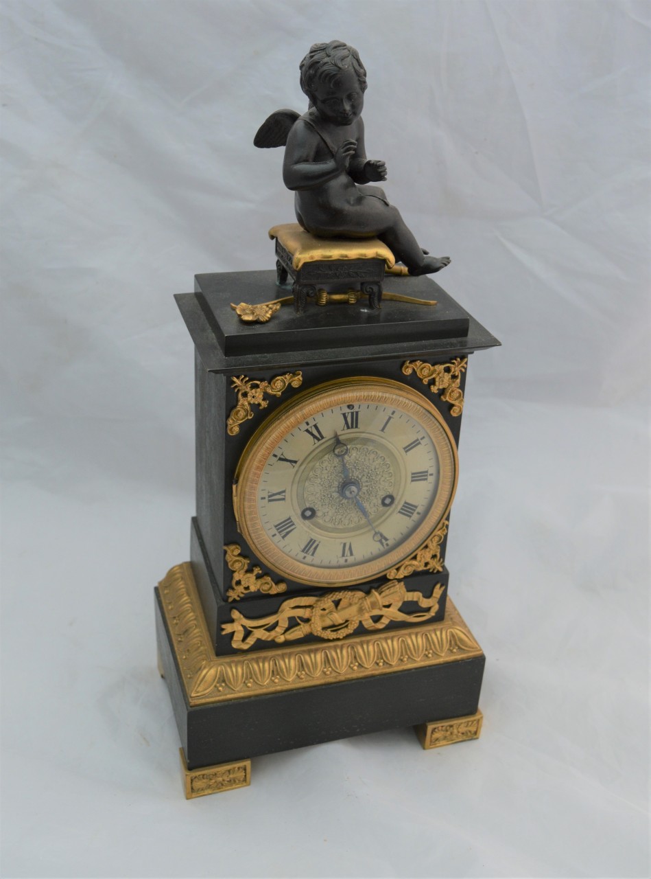 Bronze and Ormolu Cherub Mantel Clock - Blog